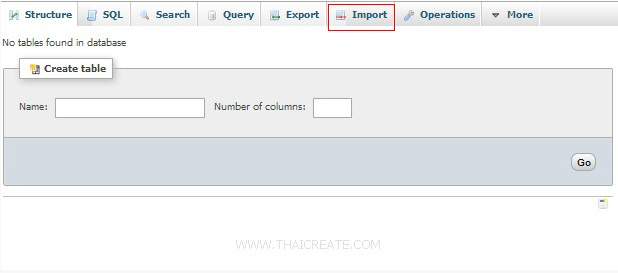 การสร้าง Mysql Database User และ Import ฐานข้อมูล บน Linux Server