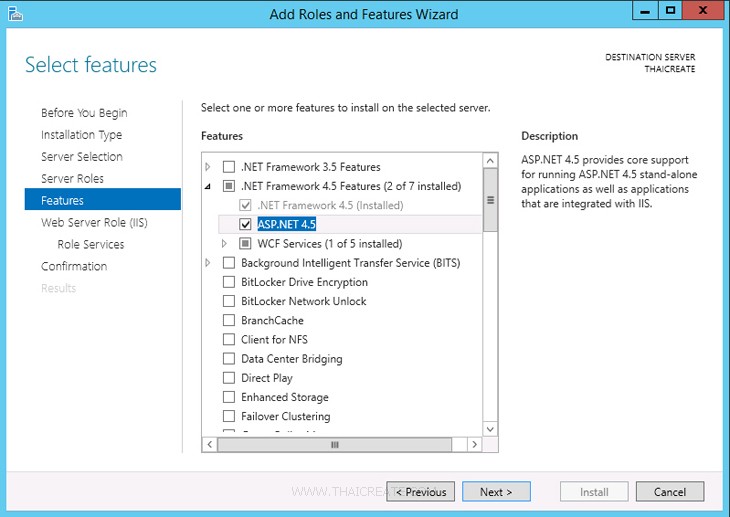 ติดตั้ง Iis Web Server เพื่อให้บริการ Web Server Windows Server 2012