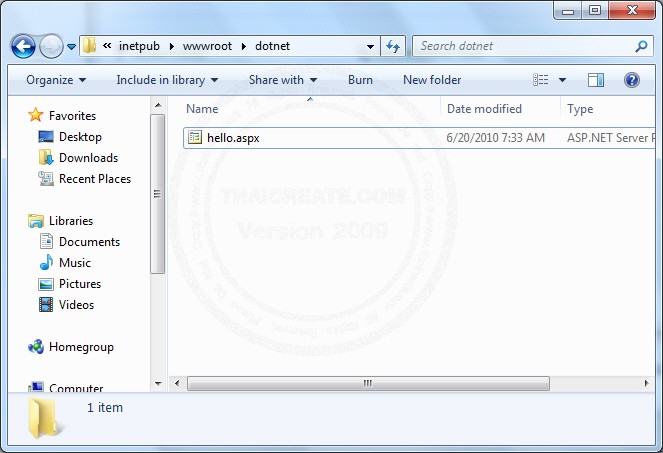 Config IIS7 for ASP.NET and Application (Windows 7) Config IIS7 for ASP.NET and Application (Windows 7)