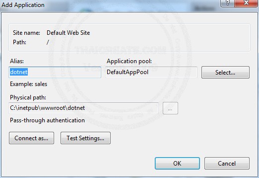 Config Iis7 For Aspnet And Application Windows 7 4255